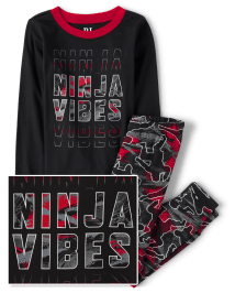 Boys Long Sleeve Ninja Snug Fit Cotton Pajamas | The Children's Place ...