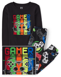 Boys Long Sleeve Gamer Snug Fit Cotton Pajamas | The Children's Place ...