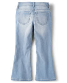 Girls Low Rise Flare Jeans | The Children's Place CA - CLOUDLESS WASH