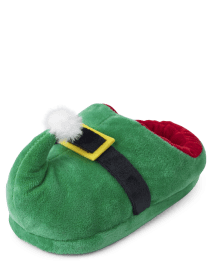 Unisex Kids Matching Family Christmas Elf Slippers - GREEN | The ...