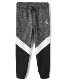 Boys Active PLACE Sport Colorblock Fleece Knit Performance Jogger Pants ...