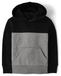 Boys Active Long Sleeve Colorblock Fleece Hoodie | The Children's Place ...