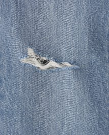 Girls Distressed Roll Cuff Wide Leg Jeans | The Children's Place CA ...