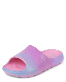 Girls Glitter Ombre Slides - MULTI CLR | The Children's Place CA