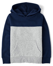 Boys Active Long Sleeve Colorblock Fleece Hoodie - TIDAL | The Children ...