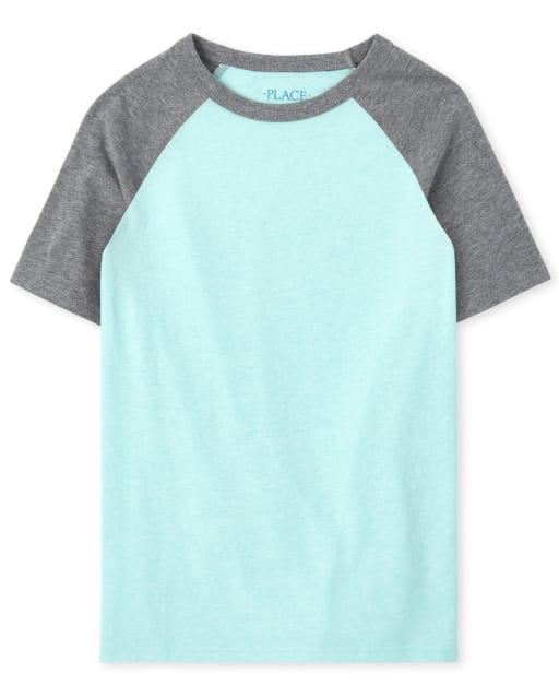 Boys Short Sleeve Raglan Top