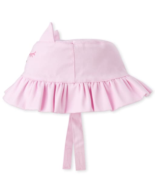 Baby Girls Embroidered Cat Bucket Hat