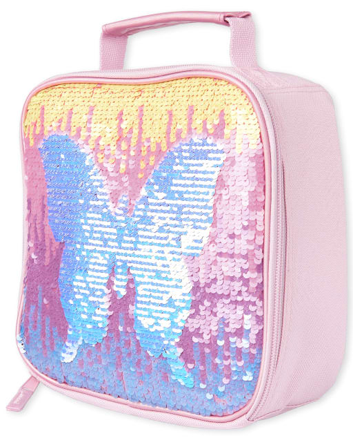 Girls Flip Sequin Butterfly Lunch Box