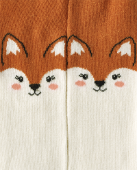 Girls Fox Tights - Friendly Fox - MULTI | Gymboree