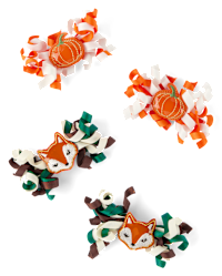 Girls Pumpkin Fox Curly Hair Clip 4-Pack - Autumn Adventures - MULTI ...