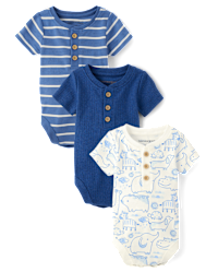 Baby Boys Long Sleeve Animal Bodysuit 3-Pack - Homegrown by Gymboree ...
