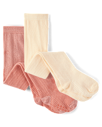 Girls Stitched Tights 2-Pack - Little Essentials - MULTI | Gymboree