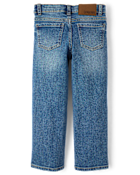 Girls Rhinestone Wide Leg Jeans - On Pointe - BLUE | Gymboree