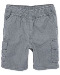 Baby And Toddler Boys Uniform Woven Pull On Cargo Shorts | The Children ...