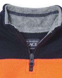 Toddler Boys Long Sleeve Neon Colorblock Glacier Fleece Half Zip ...