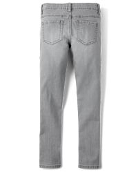 Girls Basic Super Skinny Jeans - GREY WASH | The Children's Place CA