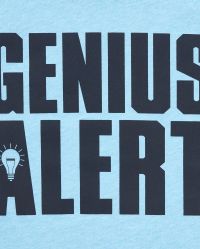 Boys Short Sleeve 'Genius Alert' Graphic Tee | The Children's Place - S ...