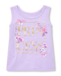 Baby And Toddler Girls Mix And Match Glitter Graphic Tank Top | The ...