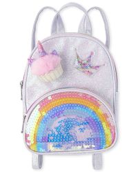 Girls Sequin Rainbow Confetti Shaker Crown Glitter Unicorn Cupcake ...