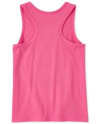 Girls Mix And Match Sleeveless Glitter Graphic Racerback Tank Top | The ...