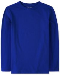 Boys Uniform Long Sleeve Basic Layering Tee
