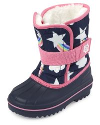 Toddler Girls Rainbow Snow Boots | The Children's Place