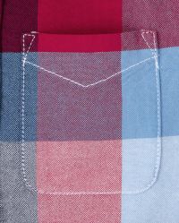 Baby And Toddler Boys Long Roll Up Sleeve Check Print Oxford Button ...