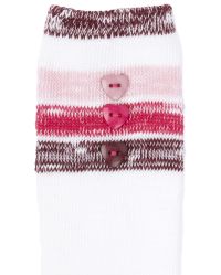 Girls Marled Striped Boot Socks - WHITE | The Children's Place
