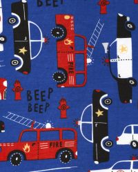 Baby And Toddler Boys Long Sleeve Police Snug Fit Cotton Footed One ...