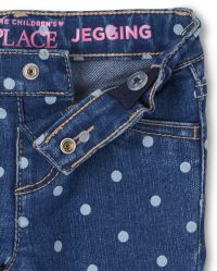 Baby And Toddler Girls Print Denim Jeggings | The Children's Place