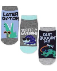 Toddler Boys Reptile Ankle Socks 6-Pack | The Children's Place CA - H/T ...