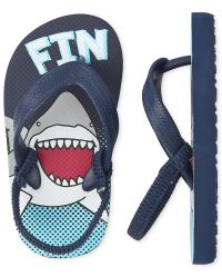 Toddler Boys Shark Flip Flips - BLUE | The Children's Place