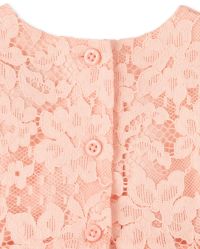 Baby Girls Short Sleeve Lace Fit And Flare Dress And Bloomers Set | The ...