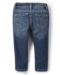 Baby And Toddler Girls Basic Skinny Jeans 2-Pack - DENIM | The Children ...