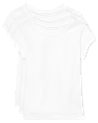 Girls Short Sleeve Basic Layering Tee 3-Pack | The Children's Place