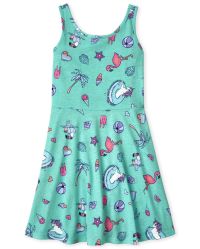 Girls Sleeveless Knit Tank Dress | The Children's Place