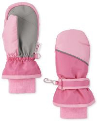 Toddler Girls Ski Mittens | The Children's Place CA - BRIGHT PINK