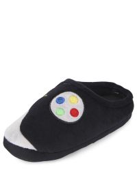 Boys Video Game Slippers | The Children's Place CA - BLACK