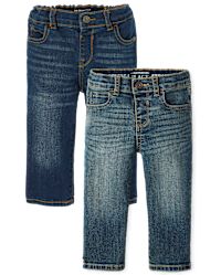 Baby And Toddler Boys Straight Jeans 2-Pack - MULTI | The Children's Place