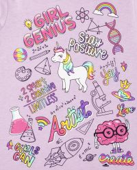 Girls Long Sleeve Genius Graphic Tee | The Children's Place - S/D ...