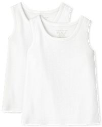 Toddler Girls Sleeveless Ribbed Tank Top 2-Pack - SIMPLYWHT | The ...