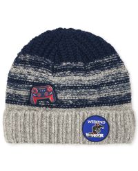 Boys Video Game Patch Beanie | The Children's Place - MULTI CLR