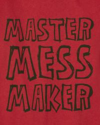 Toddler Boys Long Sleeve 'My Forecast' And 'Master Mess Maker' Graphic ...