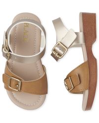 Toddler Girls Clog Sandals | The Children's Place - TAN