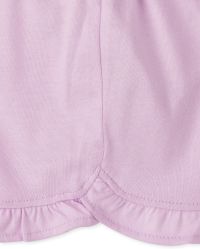 Baby Girls Knit Ruffle Shorts 4-Pack | The Children's Place CA - MULTI CLR