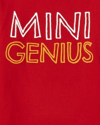 Toddler Boys Short Sleeve Mini Genius Graphic Tee | The Children's ...