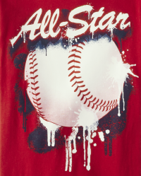 Boys Short Sleeve All-Star Graphic Tee | The Children's Place - CLASSICRED