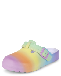 Girls Rainbow Ombre Clogs | The Children's Place - MULTI CLR