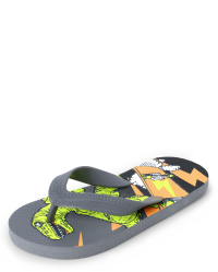 Boys Dino Flip Flops | The Children's Place - GREY