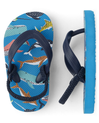 Toddler Boys Sea Life Flip Flops - BLUE | The Children's Place
